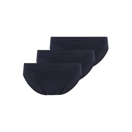 uncover by Schiesser Supermini Slip '3-Pack Uncover' Herren Größe S dunkelblau