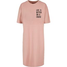 Merchcode Dress 'Life Is Better' female Pink size S