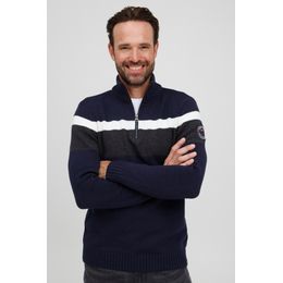 FQ1924 Pullover 'EDVIN' Herren Gr&ouml;&szlig;e XL navy / wei&szlig;