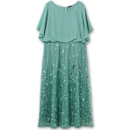sheego Abendkleid Damen Größe 58 mint Winterkleid