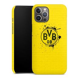 DeinDesign iPhone 12 Pro Max Handy Premium Case Smartphone Handyh&uuml;lle Schutzh&uuml;lle matt Bvb Official Licensed Product Borussia Dortmund Premium Case