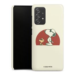 DeinDesign Galaxy A52 Handy Premium Case Smartphone Handyh&uuml;lle Schutzh&uuml;lle gl&auml;nzend Official Licensed Product Kindheit Snoopy Premium Case