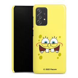 DeinDesign Galaxy A52 Handy Premium Case Smartphone Handyh&uuml;lle Schutzh&uuml;lle gl&auml;nzend Official Licensed Product Kindheit Spongebob Premium Case