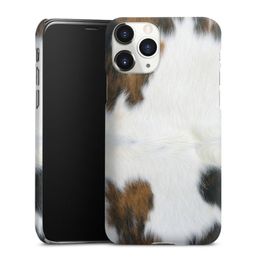 DeinDesign iPhone 11 Pro Handy Premium Case Smartphone Handyh&uuml;lle Schutzh&uuml;lle matt Cow Skin Fur Cow Premium Case