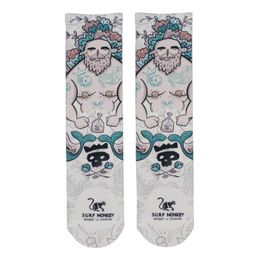 Surf Monkey Sportsocken Herren Gr&ouml;&szlig;e 36/41 offwhite