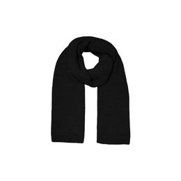 Véro Moda Strickschal VERO MODA "VMGILA RIB SCARF NOOS", Damen, schwarz detail:schwarz melange, Rippstrick, Materialmix, meliert, Modetücher