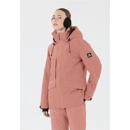 Skijacke WHISTLER "Kingland", Damen, Gr. 36, altrosa, 100% Polyester, mehrfarbig, normal, ohne Ausschnitt, Jacken, in atmungsaktiver Qualität