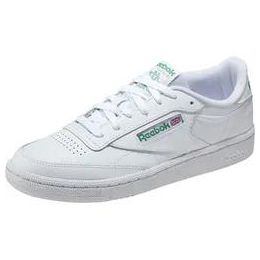 Sneaker Reebok CLASSIC "CLUB C 85", Damen, Gr. 37,5, gr&uuml;n (wei&szlig;, gr&uuml;n), Leder, Schuhe Sneaker
