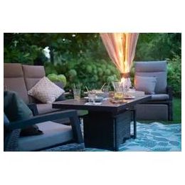 Garten-Essgruppe siena GARDEN "Corido", grau (charcoal grau, schwarz,), Aluminium, Sitzmöbel-Sets