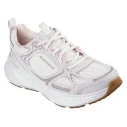Sneaker Skechers "EDGERIDE-SILVER ECLIPSE", Damen, Gr. 41, rosa (rosé), Lederimitat, Mesh, Schuhe, Retro Sneaker, Schnürschuh, Sportschuh mit Metallic-Besätzen