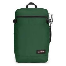 Freizeitrucksack Eastpak "TRANSIT'R PACK Cloth Beige", Gr. B/H/T: 26cm x 44cm x 20cm, grün (bristle grün), Polyester, unifarben, Rucksäcke, Reisetasche Sporttasche Reisegepäck Duffle-Tasche