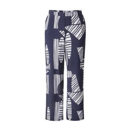 Vero Moda Curve Hose 'VMCJOSIE' Damen Größe 50 navy / weiß