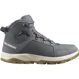 Salomon Outchill Winterschuhe Herren - grau - Gr. 45 1/3 - Glattleder