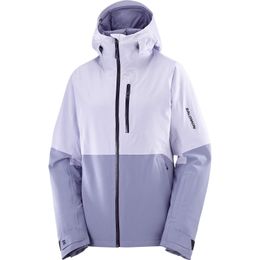Salomon Highland Skijacke Damen - lila - Gr. S - Polyester/Elastan