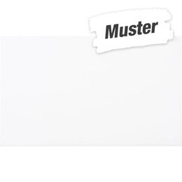 Muster zur Wandfliese 'Atrium' Steingut wei&szlig; mate blanco 33,3 x 55 cm