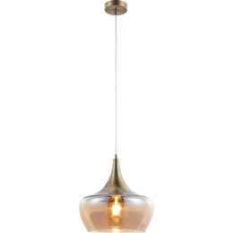 NOWA Hängeleuchte "AROLA", grau (messingfarben), 2 Stk., Leuchten, Hängeleuchte, Hängeleuchte, Glas, Wohnbereich, Essbereich
