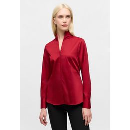 Hemdbluse Eterna "REGULAR FIT", Damen, Gr. 36, weinrot, 95% Baumwolle, 5% Elasthan, Blusen, EASY IRON (bügelleicht)
