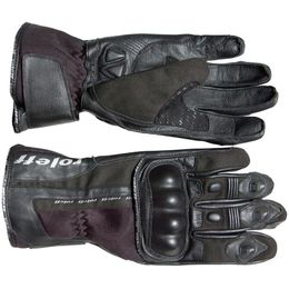 Motorradhandschuhe Roleff "RO 45" Gr. XXL, schwarz, Handschuhe, Herren, XXL, Obermaterial: 60% Rindsleder, 40% Polyester. Innenfutter: 100% Polyester, winddicht