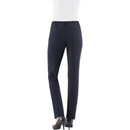 Stehmann Comfort line Damen Hose mit Dehnbund, Viskose-Qualit&auml;t, marine, Gr&ouml;&szlig;e 54