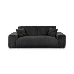 S-STYLE Einzelsofa grau Ma&szlig;e (cm): B: 213 H: 79 Sofas > Sofas nach Material > Stoffsofas &raquo; Sofa DE