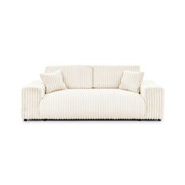 Einzelsofa beige Maße (cm): B: 213 H: 79 Sofas > Sofas nach Material > Stoffsofas » Sofa DE