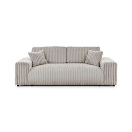 S-STYLE Einzelsofa grau Ma&szlig;e (cm): B: 213 H: 79 Sofas > Sofas nach Material > Stoffsofas &raquo; Sofa DE