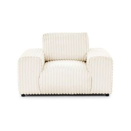 S-STYLE Sessel beige Ma&szlig;e (cm): B: 119 H: 79 Sessel & Hocker > Sessel nach Material > Stoff Sessel &raquo; Sofa DE