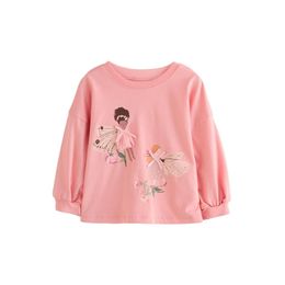 next Shirt M&auml;dchen Gr&ouml;&szlig;e 74 hellbeige / braun / rosa / puder