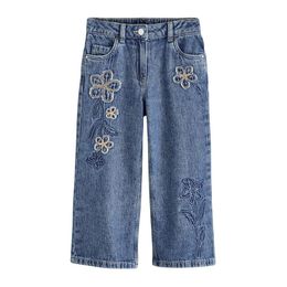 next Jeans M&auml;dchen Gr&ouml;&szlig;e 158 beige / blau