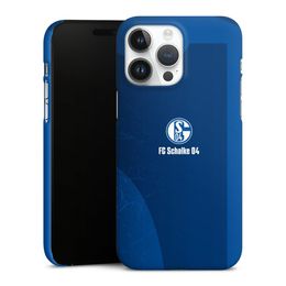 DeinDesign iPhone 14 Pro Max Handy Premium Case Smartphone Handyh&uuml;lle Schutzh&uuml;lle matt Official Licensed Product Bundesliga Fc Schalke 04 Premium Case