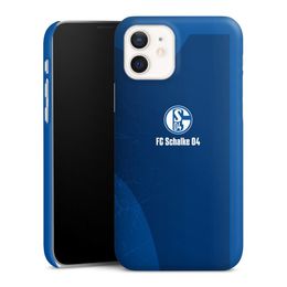 DeinDesign iPhone 12 Handy Premium Case Smartphone Handyh&uuml;lle Schutzh&uuml;lle matt Official Licensed Product Bundesliga Fc Schalke 04 Premium Case