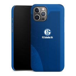 DeinDesign iPhone 12 Pro Max Handy Premium Case Smartphone Handyh&uuml;lle Schutzh&uuml;lle matt Official Licensed Product Bundesliga Fc Schalke 04 Premium Case