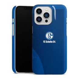DeinDesign iPhone 13 Pro Handy Premium Case Smartphone Handyh&uuml;lle Schutzh&uuml;lle gl&auml;nzend Official Licensed Product Bundesliga Fc Schalke 04 Premium Case