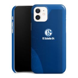 DeinDesign iPhone 12 Handy Premium Case Smartphone Handyh&uuml;lle Schutzh&uuml;lle gl&auml;nzend Official Licensed Product Bundesliga Fc Schalke 04 Premium Case
