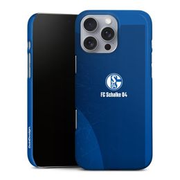 DeinDesign iPhone 16 Pro Max Handy Premium Case Smartphone Handyh&uuml;lle Schutzh&uuml;lle gl&auml;nzend Official Licensed Product Bundesliga Fc Schalke 04 Premium Case