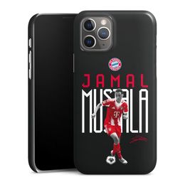 DeinDesign iPhone 12 Pro Handy Premium Case Smartphone Handyh&uuml;lle Schutzh&uuml;lle gl&auml;nzend Fc Bayern M&uuml;nchen Jamal Musiala Official Licensed Product Premium Case