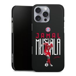 DeinDesign iPhone 16 Pro Max Handy Premium Case Smartphone Handyh&uuml;lle Schutzh&uuml;lle gl&auml;nzend Fc Bayern M&uuml;nchen Jamal Musiala Official Licensed Product Premium Case
