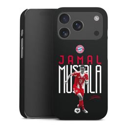 DeinDesign iPhone 17 Pro Handy Premium Case Smartphone Handyh&uuml;lle Schutzh&uuml;lle gl&auml;nzend Fc Bayern M&uuml;nchen Jamal Musiala Official Licensed Product Premium Case