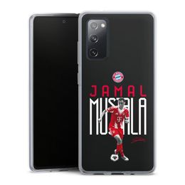 DeinDesign Galaxy S20 FE Handy Silikon H&uuml;lle Case transparent Handyh&uuml;lle Official Licensed Product Jamal Musiala Fc Bayern M&uuml;nchen Silikon Case