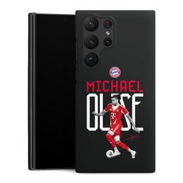 DeinDesign Galaxy S23 Ultra Handy Premium Case Smartphone Handyh&uuml;lle Schutzh&uuml;lle matt Fc Bayern M&uuml;nchen Michael Olise Official Licensed Product Premium Case