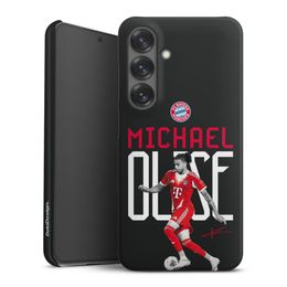 DeinDesign Galaxy S25 Handy Premium Case Smartphone Handyh&uuml;lle Schutzh&uuml;lle matt Fc Bayern M&uuml;nchen Michael Olise Official Licensed Product Premium Case