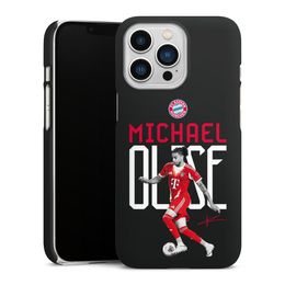DeinDesign iPhone 13 Pro Handy Premium Case Smartphone Handyh&uuml;lle Schutzh&uuml;lle matt Fc Bayern M&uuml;nchen Michael Olise Official Licensed Product Premium Case