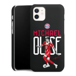 DeinDesign iPhone 12 mini Handy Premium Case Smartphone Handyh&uuml;lle Schutzh&uuml;lle matt Fc Bayern M&uuml;nchen Michael Olise Official Licensed Product Premium Case