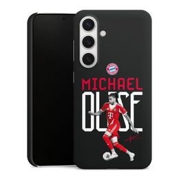 DeinDesign Galaxy S24 Handy Premium Case Smartphone Handyh&uuml;lle Schutzh&uuml;lle matt Fc Bayern M&uuml;nchen Michael Olise Official Licensed Product Premium Case