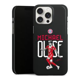 DeinDesign iPhone 15 Pro Max Handy Premium Case Smartphone Handyh&uuml;lle Schutzh&uuml;lle gl&auml;nzend Fc Bayern M&uuml;nchen Michael Olise Official Licensed Product Premium Case