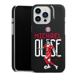 DeinDesign iPhone 13 Pro Handy Premium Case Smartphone Handyh&uuml;lle Schutzh&uuml;lle gl&auml;nzend Fc Bayern M&uuml;nchen Michael Olise Official Licensed Product Premium Case