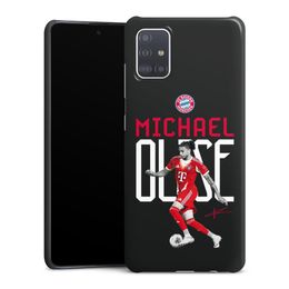 DeinDesign Galaxy A51 Handy Premium Case Smartphone Handyh&uuml;lle Schutzh&uuml;lle gl&auml;nzend Fc Bayern M&uuml;nchen Michael Olise Official Licensed Product Premium Case
