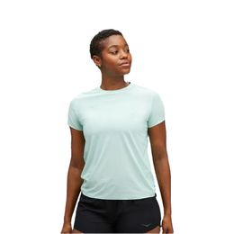 Hoka One One Hoka Airolite Run Short Sleeve Bekleidung Damen blau