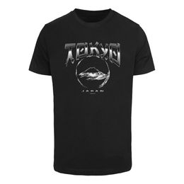 Mister Tee Shirt 'Tokyo Chrome' Herren Größe XS grau / schwarz / weiß