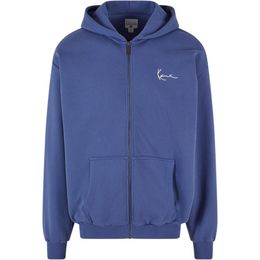 Karl Kani Zip-Up Hoodie male Blue size XS
